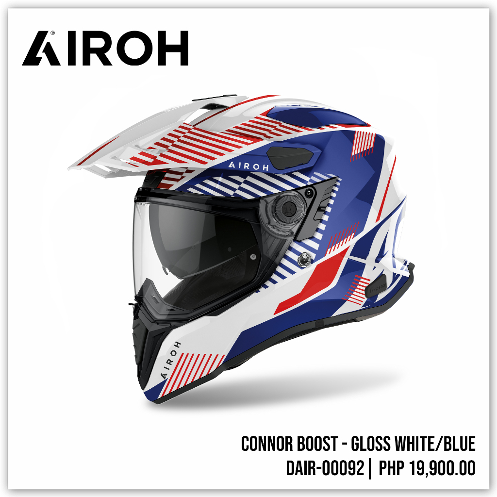 AIROH Off Road Helmet for Motorcycle Commander - Boost Gloss (M-XXL ...