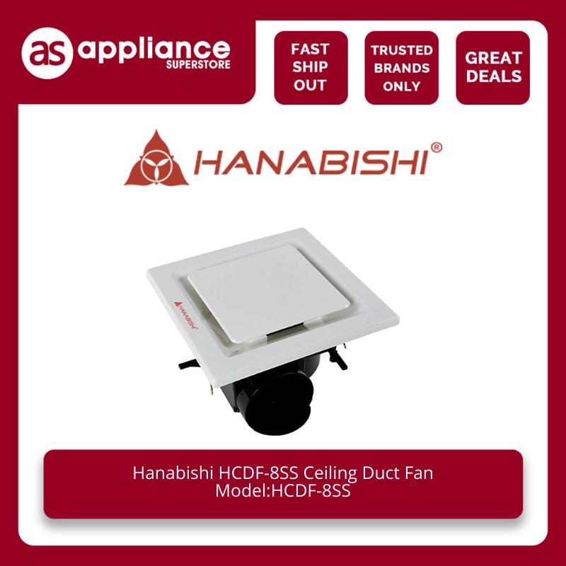 Hanabishi HCDF-8SS Ceiling Duct Fan | Shopee Philippines