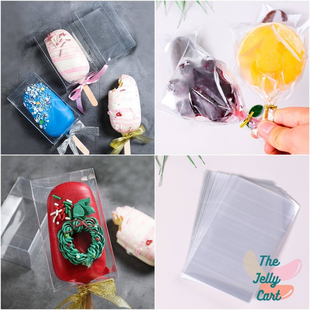 Transparent OPP Popsicle Cakesicle Boxes Gift Plastic Box Ice Cream ...