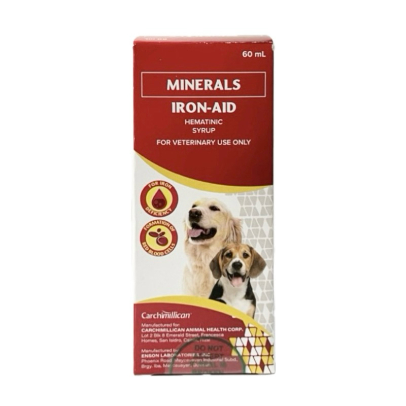 Iron Aid 60mL Syrup for Cat and Dog Supplement Oral Suspension | Shopee ...