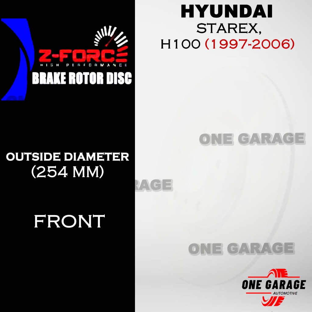 Disc Brake Rotor FRONT For HYUNDAI STAREX / H100 (1997-2006 ...