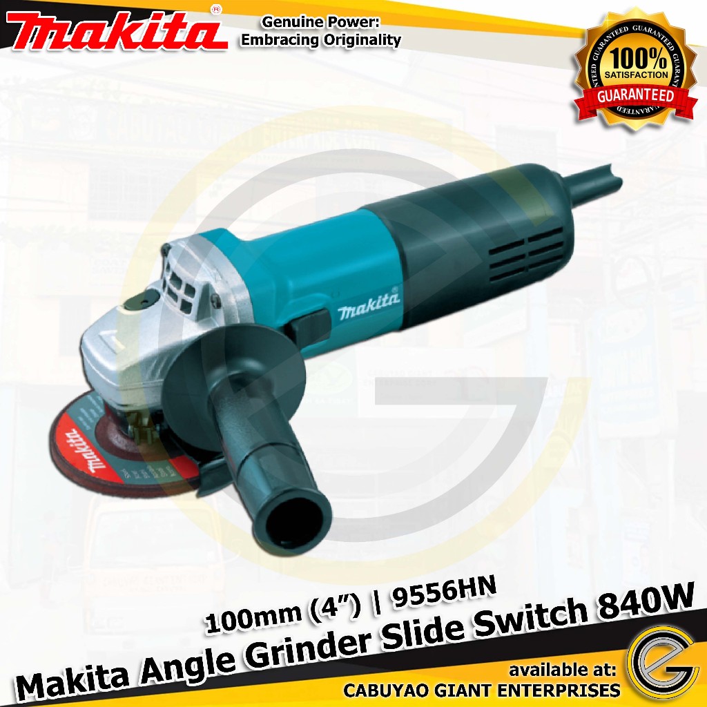 Makita Angle Grinder Slide Switch 840W 100mm (4 inches) | 9556HN ...