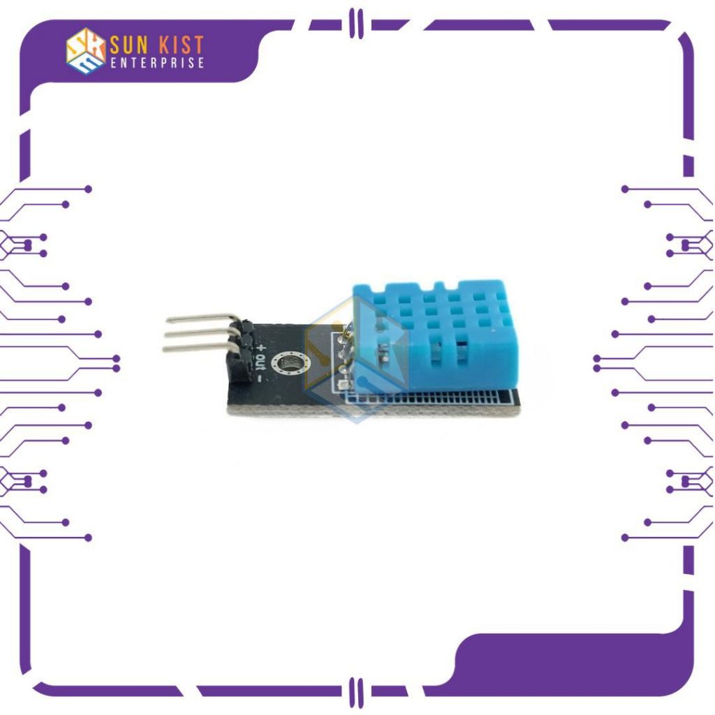 DHT-11 DHT11 Sensor Module Digital Temperature and Relative Humidity Sensor Module for Arduino ...