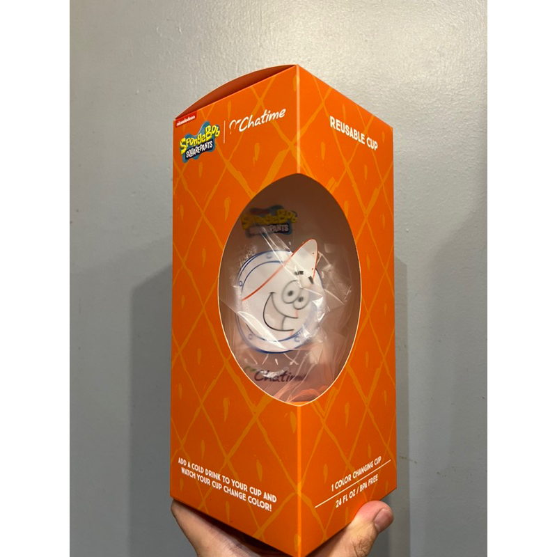 Chatime Spongebob Tumbler (Chatime Spongbebob Color Changing Cup ...