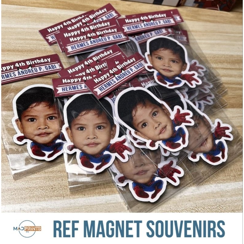 Souvenir Face Cut out Ref Magnetic Photo | Machine Cut | 3 inches ...