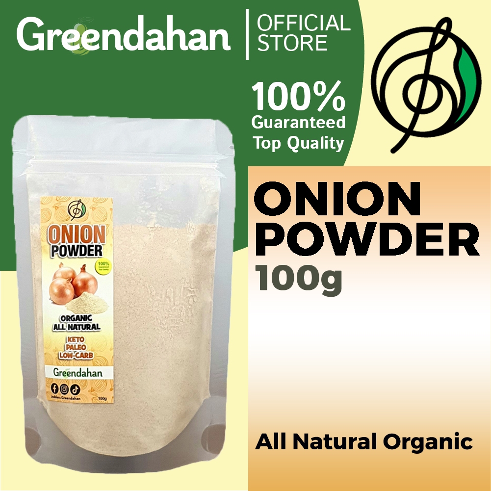 GREENDAHAN/ WHITE Onion Powder 100g - Organic Spice | Shopee Philippines