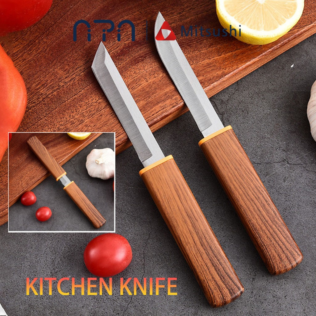 Nipiin Japanese Fruit Double Knife Non-Control Stainless Steel Knife ...
