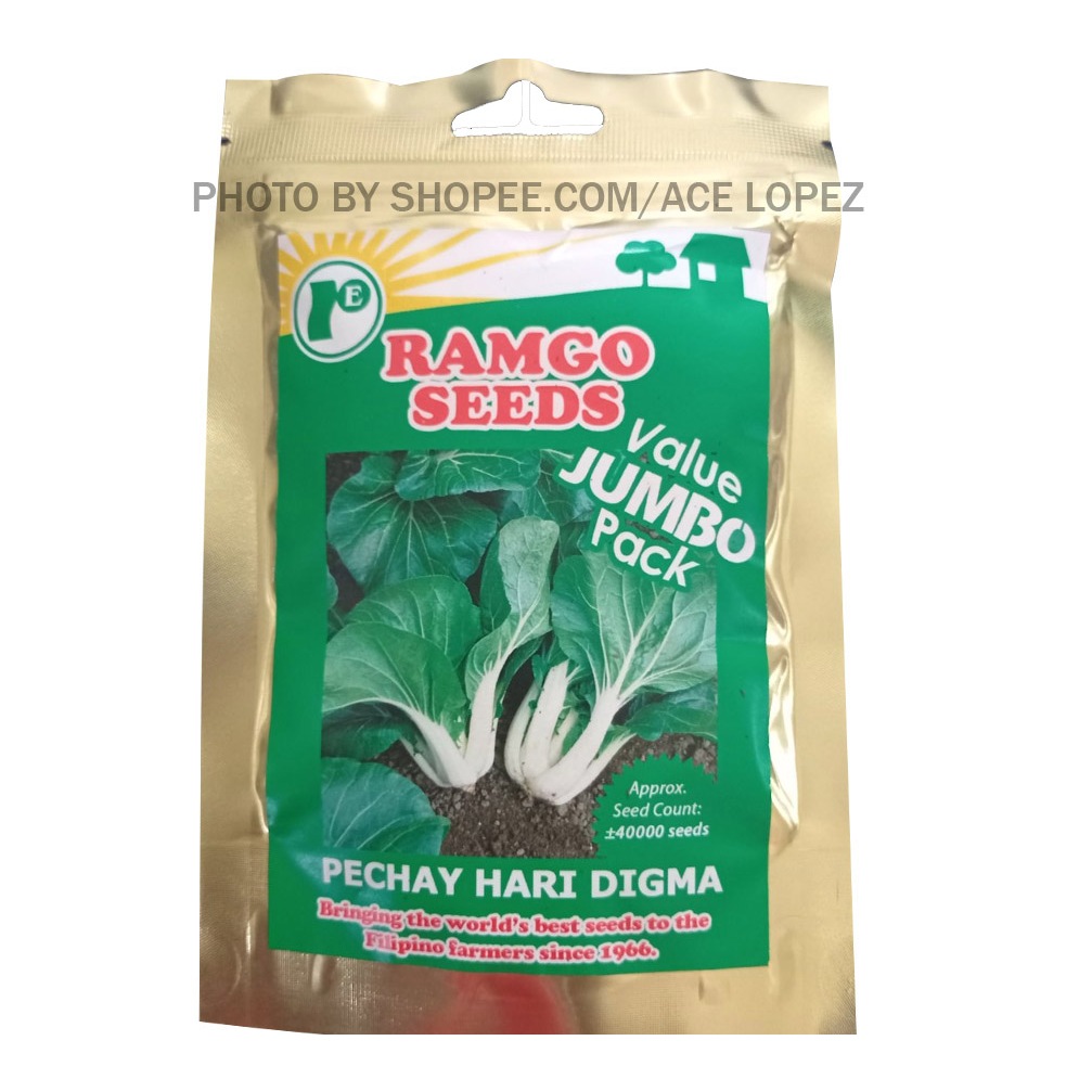 Ramgo Pechay Hari Digma Jumbo Pack 40,000 Seeds Value Pack als21207 ...