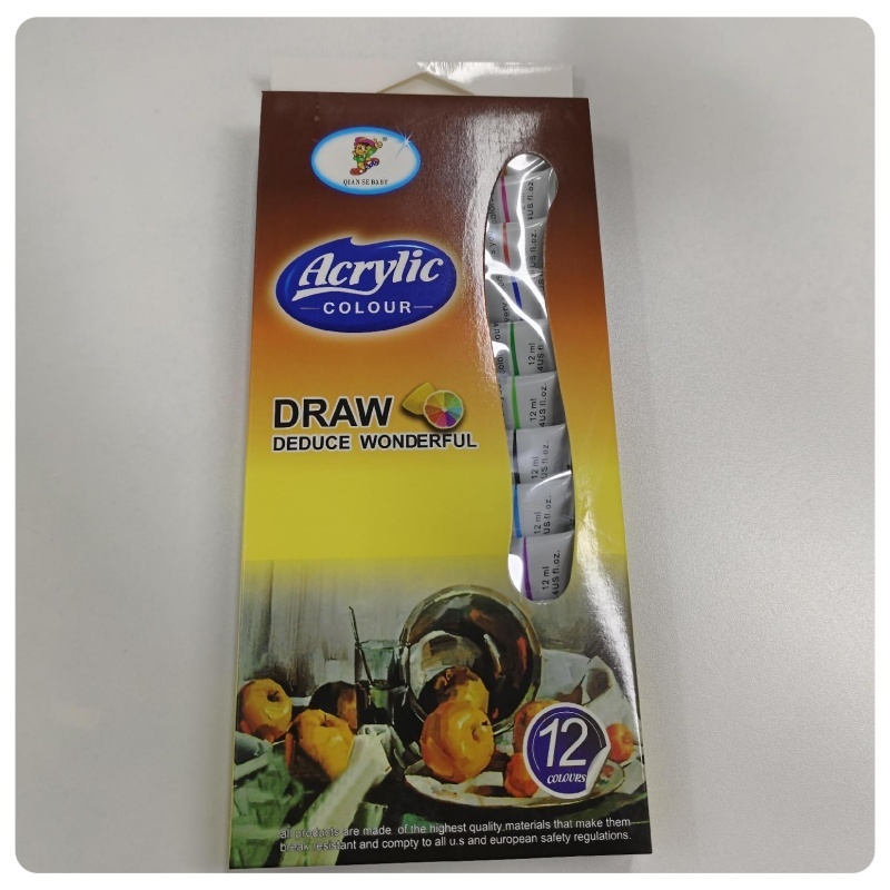 Acrylic Painting Set Water/Oil Color Paint Pigments For Kids Drawing ...