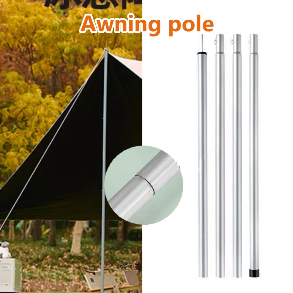 Outdoor canopy pole tent foyer support pole camping iron and aluminum ...