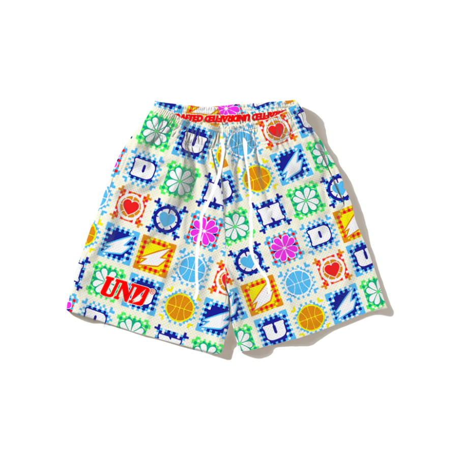 ALL LOCAL BRAND - Undrafted "PATCHWORK" Mesh Men Short (White) | Shopee ...