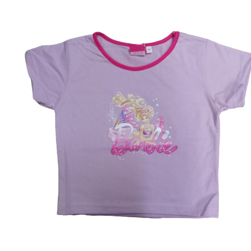 Barbie Girl Kids Wear Crop Top Sticker Cute Lilac Violet Lavender Brand ...