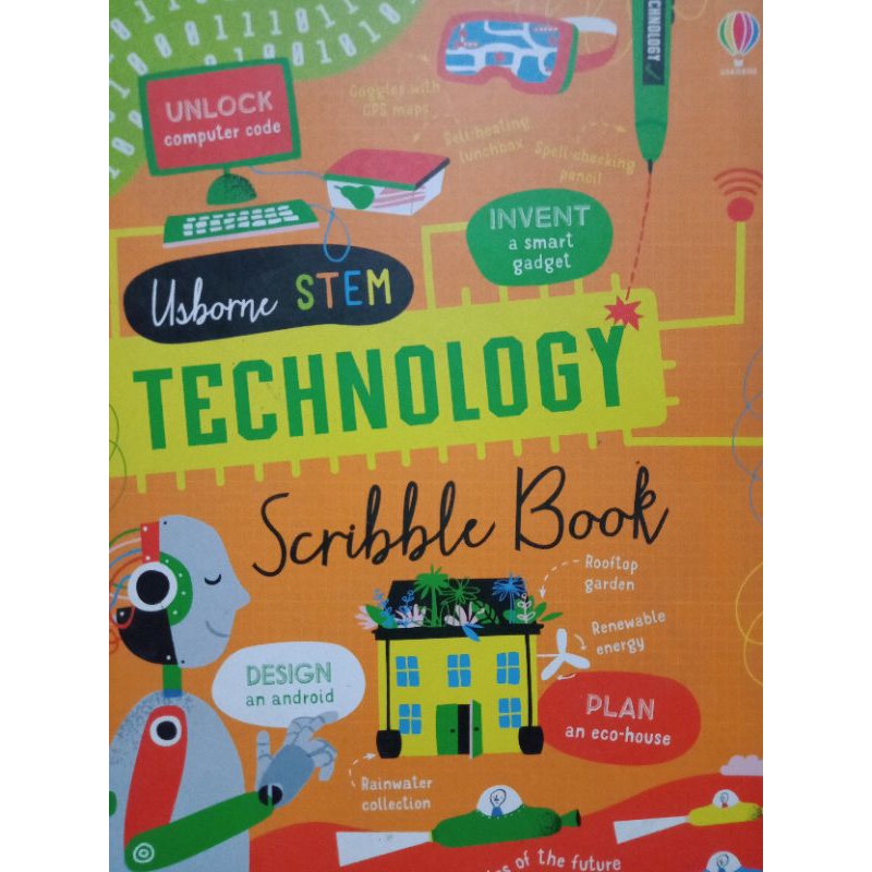 Usborne Stem Technology Scribble Book 77S | Shopee Philippines