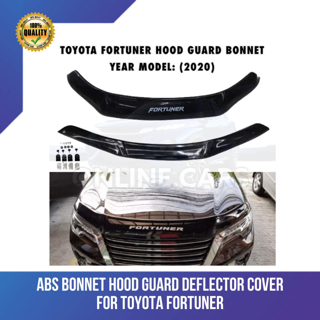 CPA ABS Bonnet Hood Guard Deflector Cover For Toyota Fortuner 2020 ...