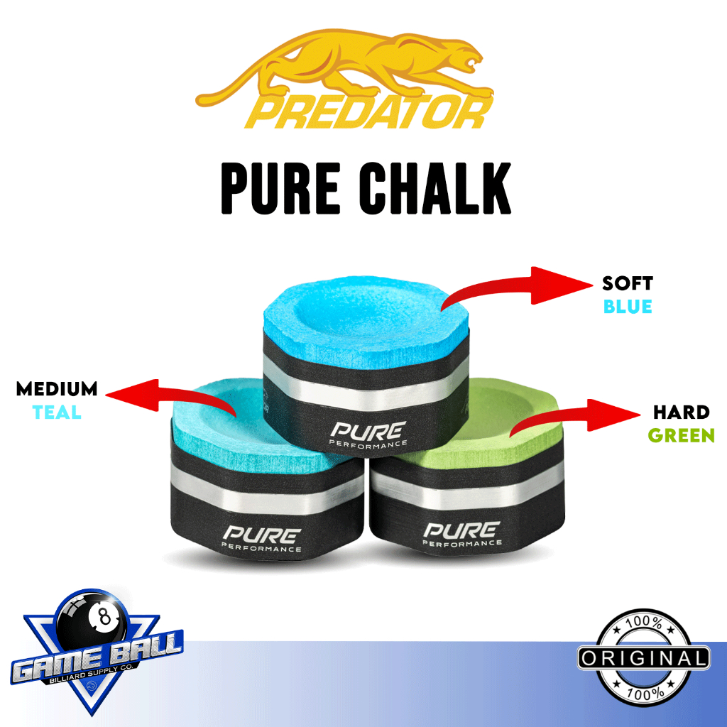 Predator Pure Chalk - Billiard Chalk / Tisa ng Tako (1 PIECE) | Shopee Philippines