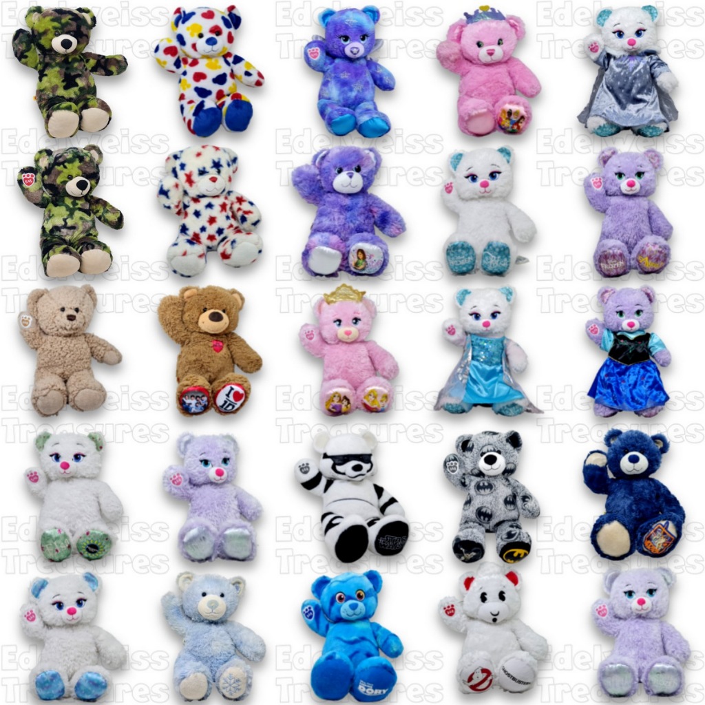 Original Build-A-Bear BAB Bear5 Stuffed Toy Preloved Collection ...