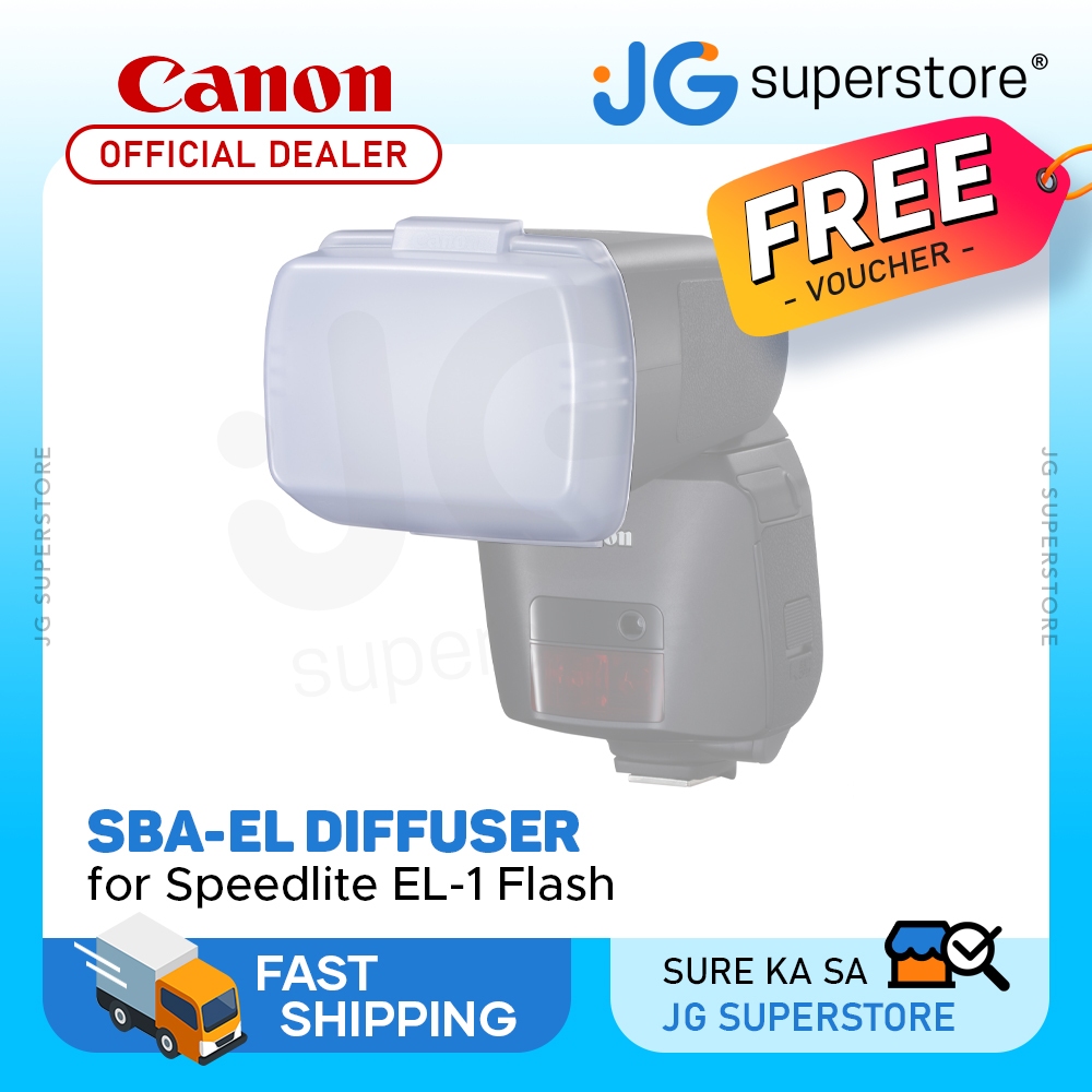 Canon SBA-EL Bounce Adapter Clip-Op Diffuser for Speedlite EL-1 ...