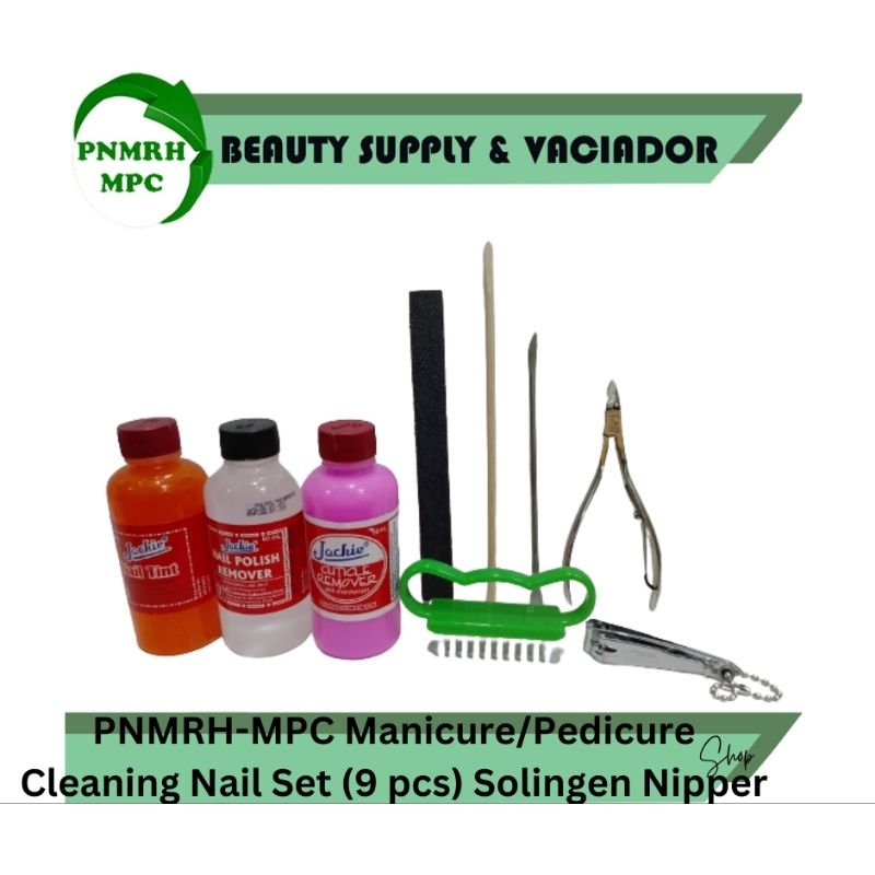 PNMRH-MPC Manicure/Pedicure Cleaning Nail Set (9pcs) with Original ...