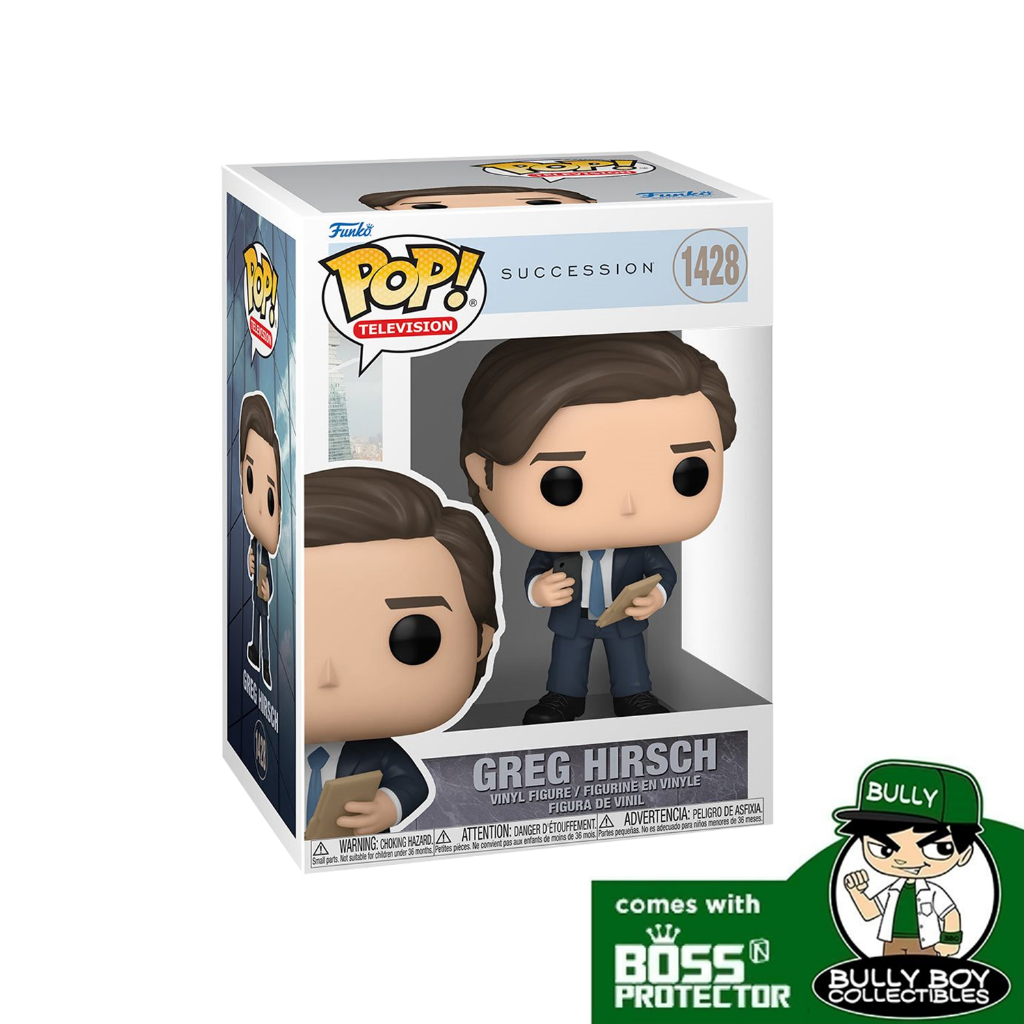 Funko POP! Television: Succession - Greg Hirsch 1428 With Boss ...