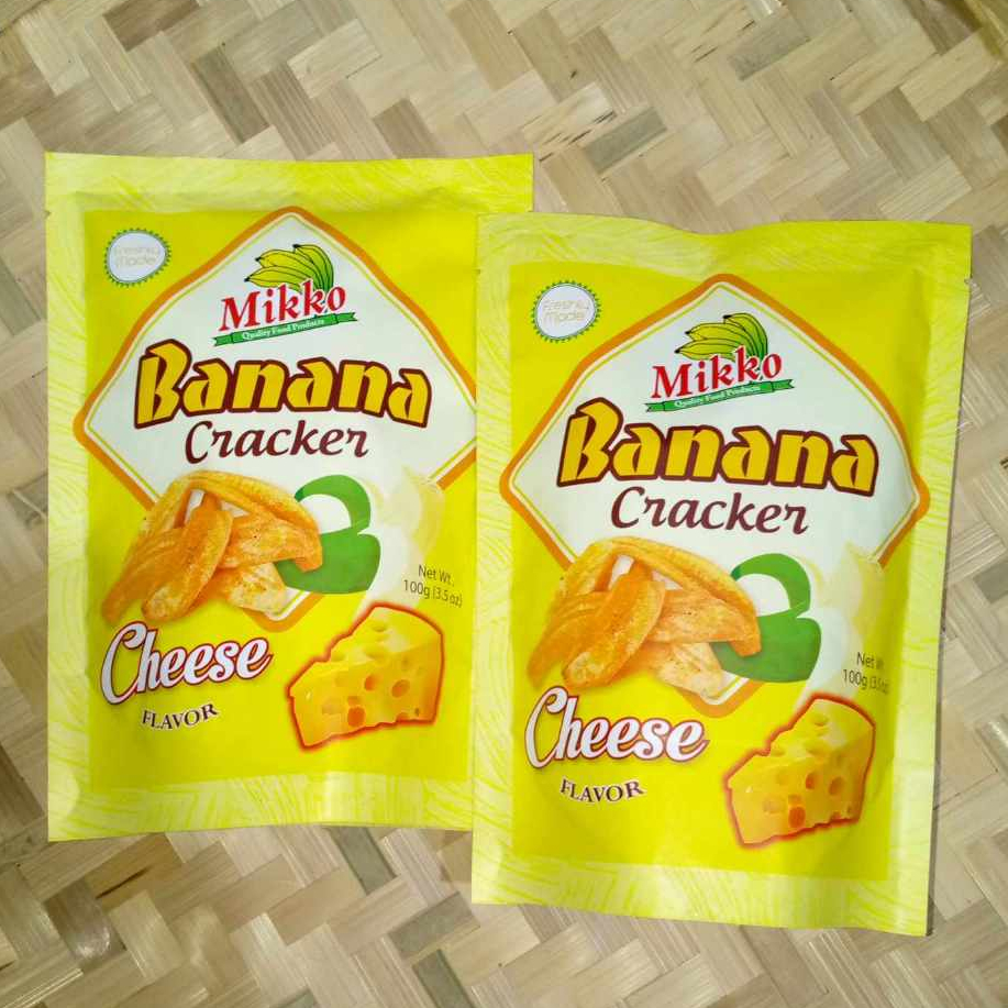 Mikko Cheese Flavor Banana Chips Healthy Crackers Pinoy All-time ...