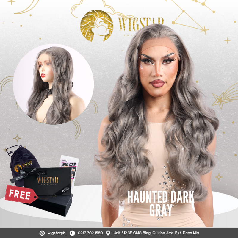 Wigstar Philippines - HAUNTED DARK GRAY (13x3 Front Lace Wig) | Shopee ...