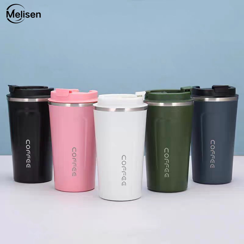 304 Stainless Steel Coffee Mug With Leakproof Lid 510ml Vacuum