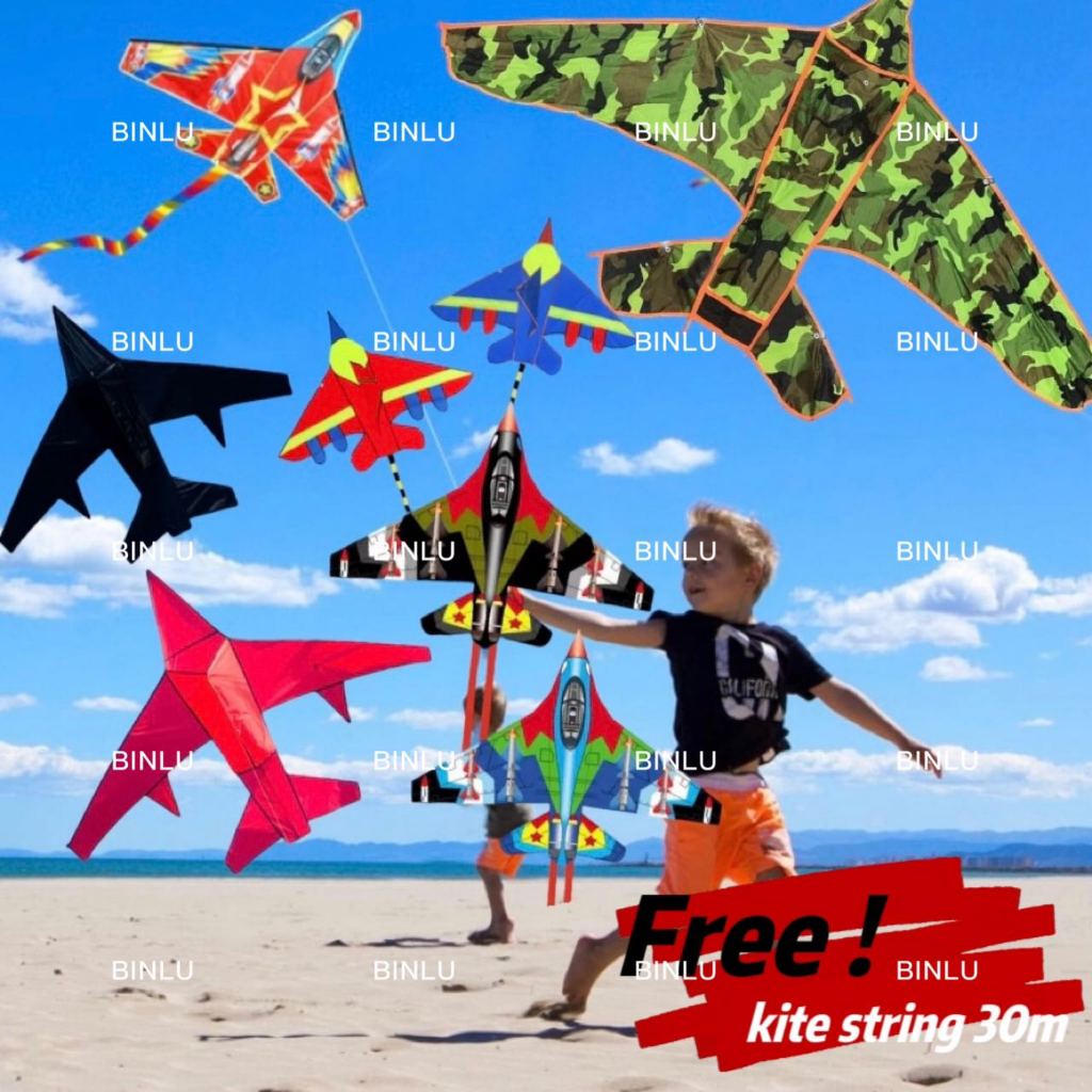 Big kite airplane kite for adult with string long tail kite for kids ...