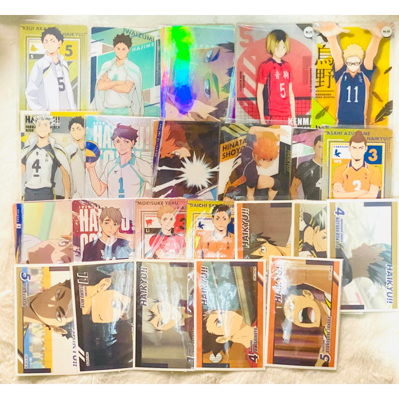 Haikyu!! official metal cards | Haikyuu official cards | Haikyu ...