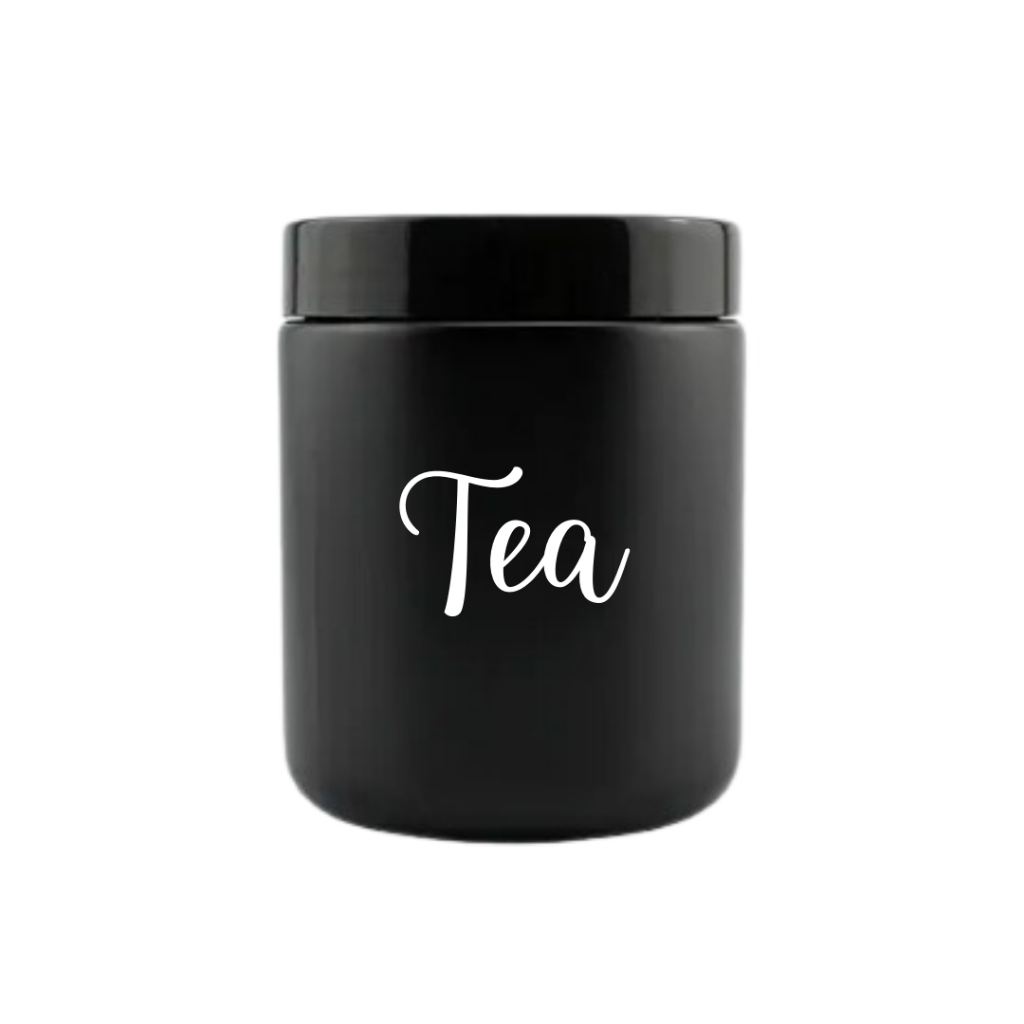 Hiraya Ph Black Plastic Canister Jar Garapon 500ml / 1000ml Kitchen ...