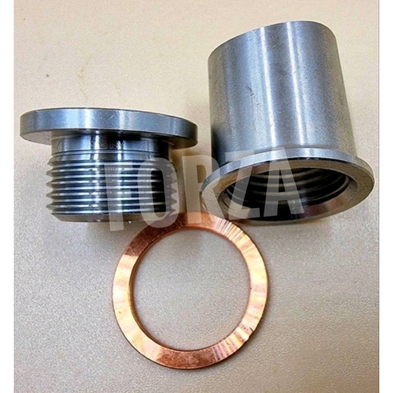 O2 BUNG SENSOR PIPE EXHAUST for AFR READING FUEL MIXTURE Universal ...