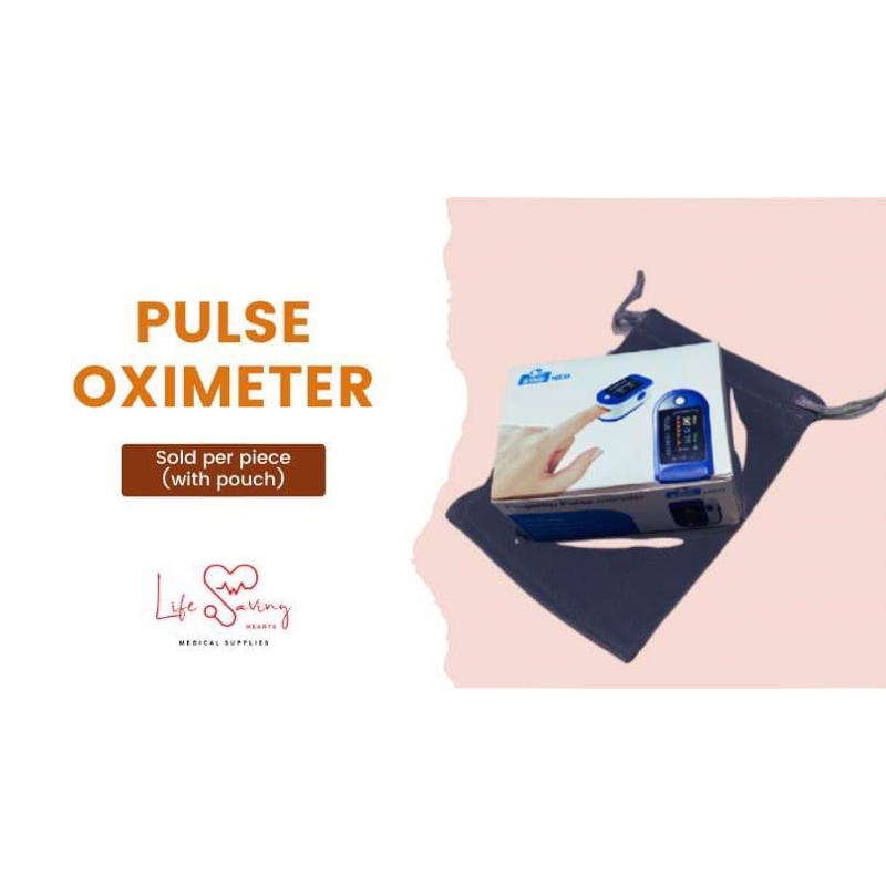 PULSE OXIMETER WITH FREE BATTERY AND POUCH | Shopee Philippines