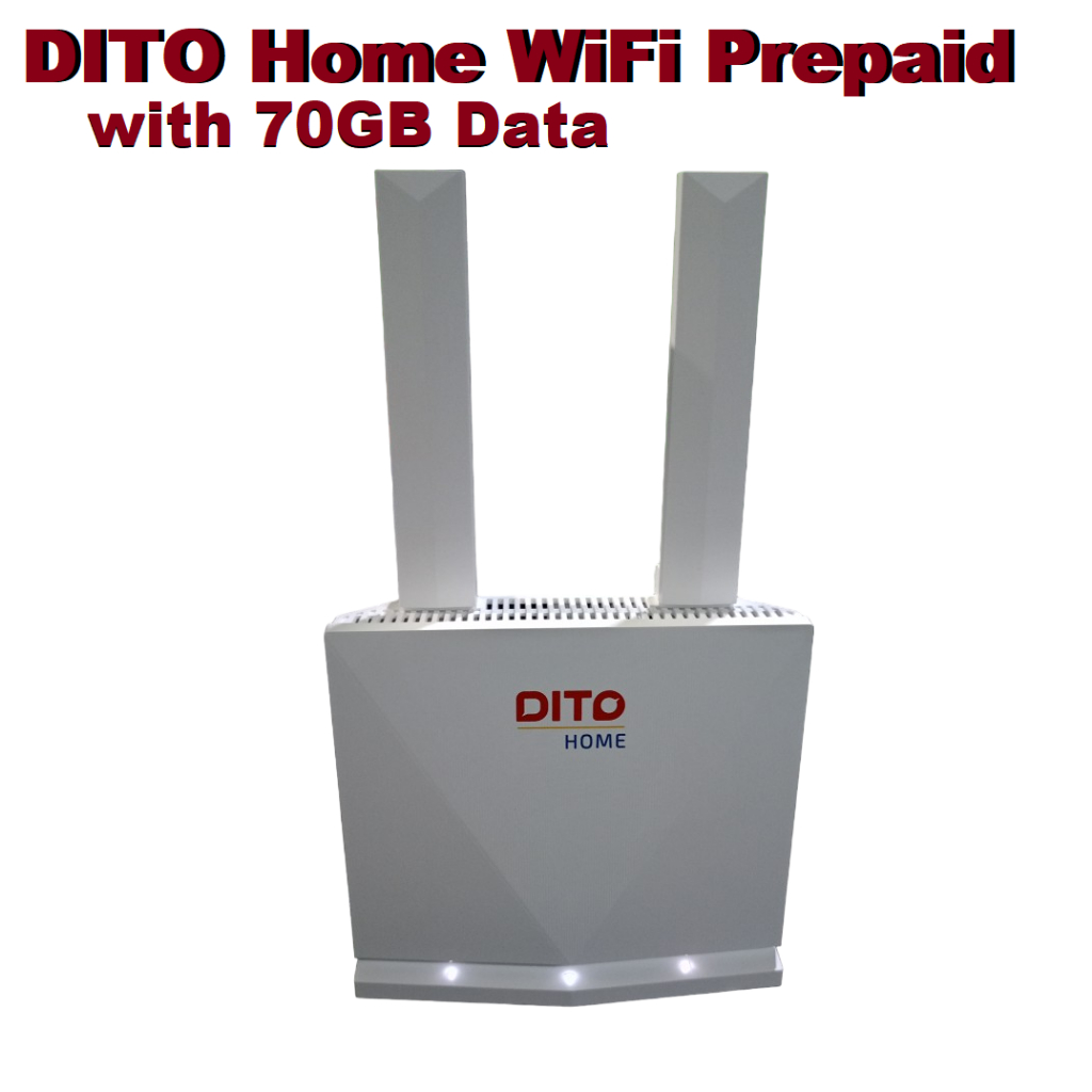 DITO Home WiFi Prepaid with 70GB Data for 30 days | Shopee Philippines