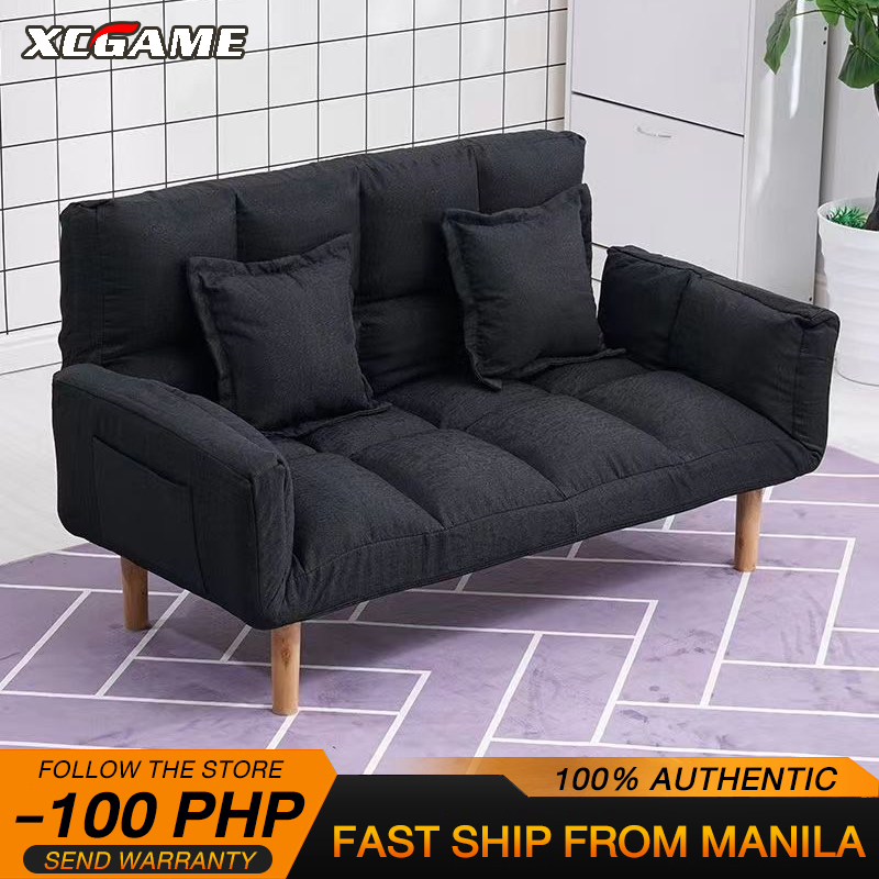 XC Lazy sofa Folding sofa Tatami sofa Living room Small apartment Small ...