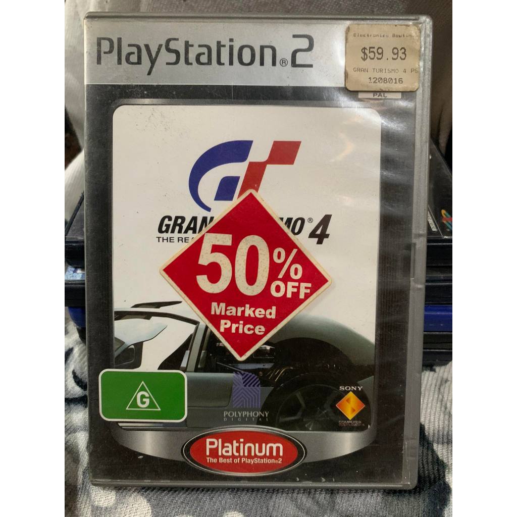PS2 ORIGINAL Gran turismo 4 the real driving simulator Pal | Shopee ...