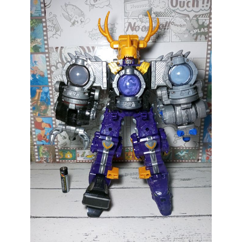 Power Rangers Kyuranger DX Kyutieoh Megazord Figure (Volt in/out Bandai ...