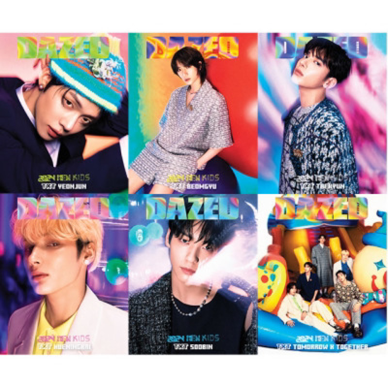 [ONHAND] TXT TOMORROW X TOGETHER COVER FOR DAZED KOREA MAGAZINE January ...