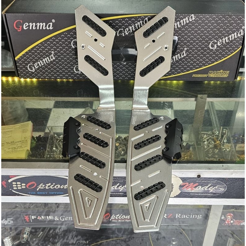 GENMA ALLOY MATTING FOOT BOARD WITH SLIDER FOR HONDA ADV 150 | Shopee ...