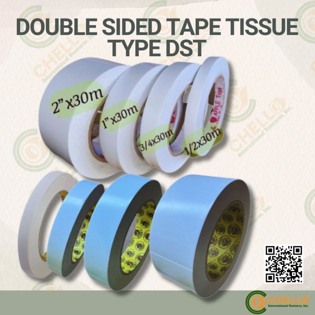 Double sided tape tissue type dst | Shopee Philippines