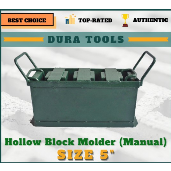HBM Heavy Duty 5" Hollow Block Molder Maker Best Quality | Shopee ...
