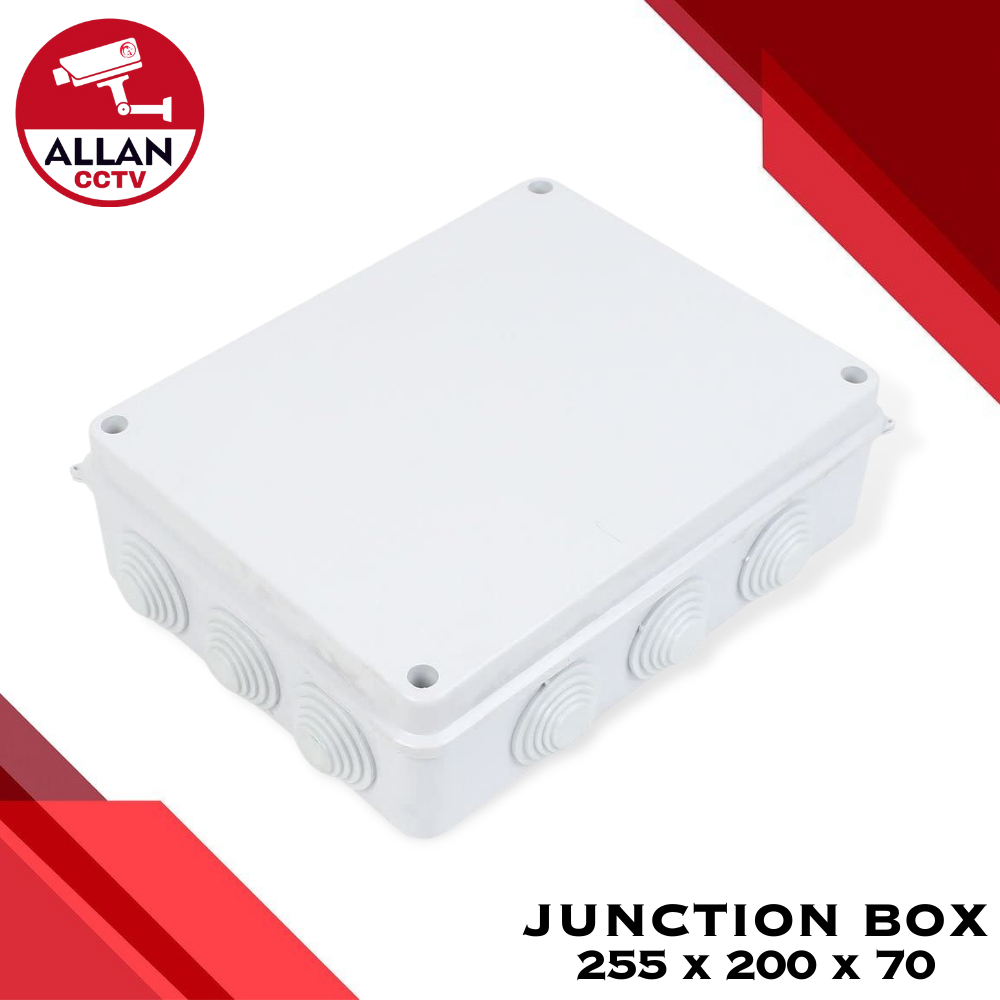 Allan CCTV IP65 Waterproof CCTV Junction Box Enclosure 255x200x70mm ...