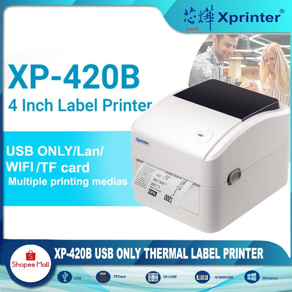 Xprinter XP-420B Thermal Sticker (USB ONLY)Barcode Printer Express ...