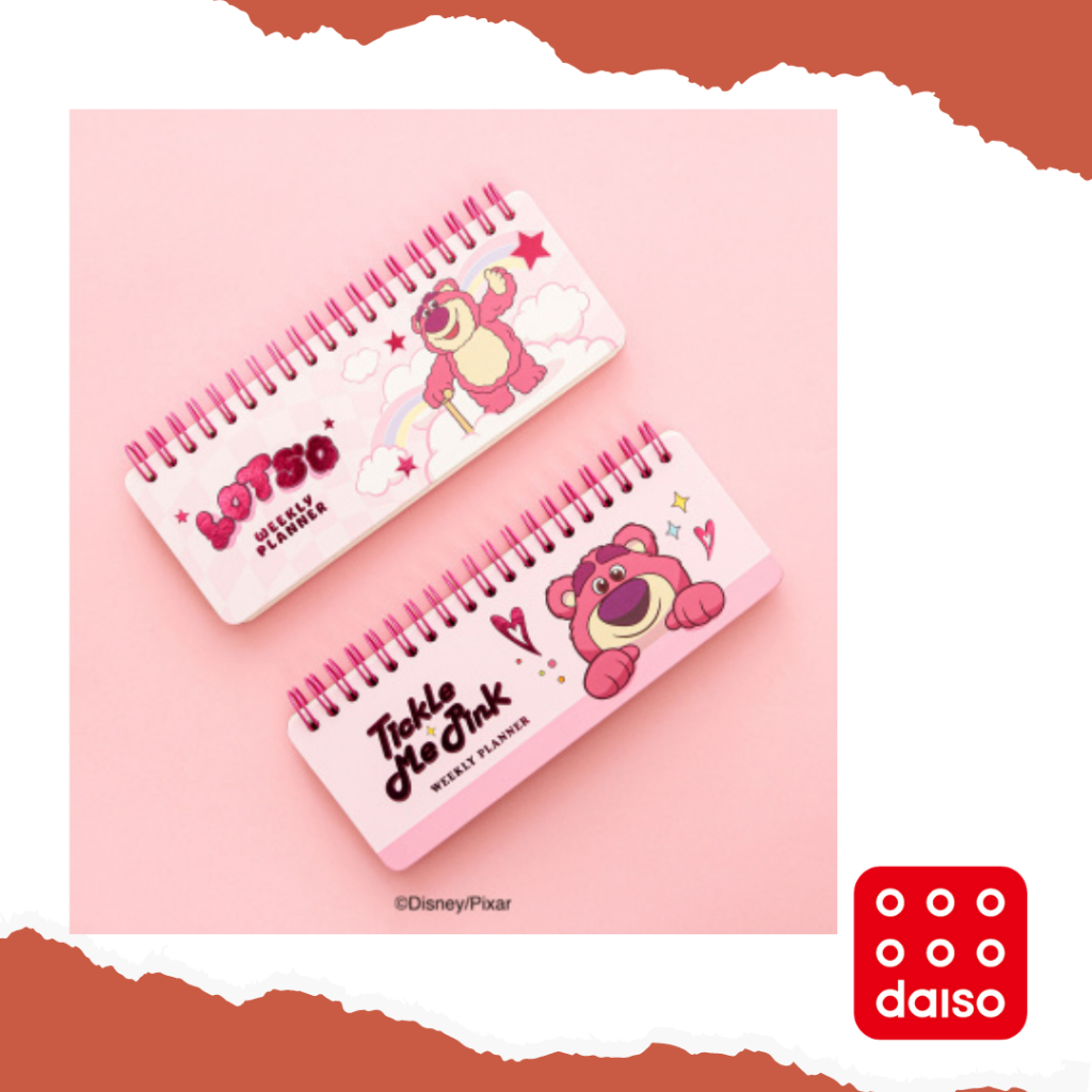 DAISO KOREA- Lotso Weekly Planner 80 sheets | Shopee Philippines