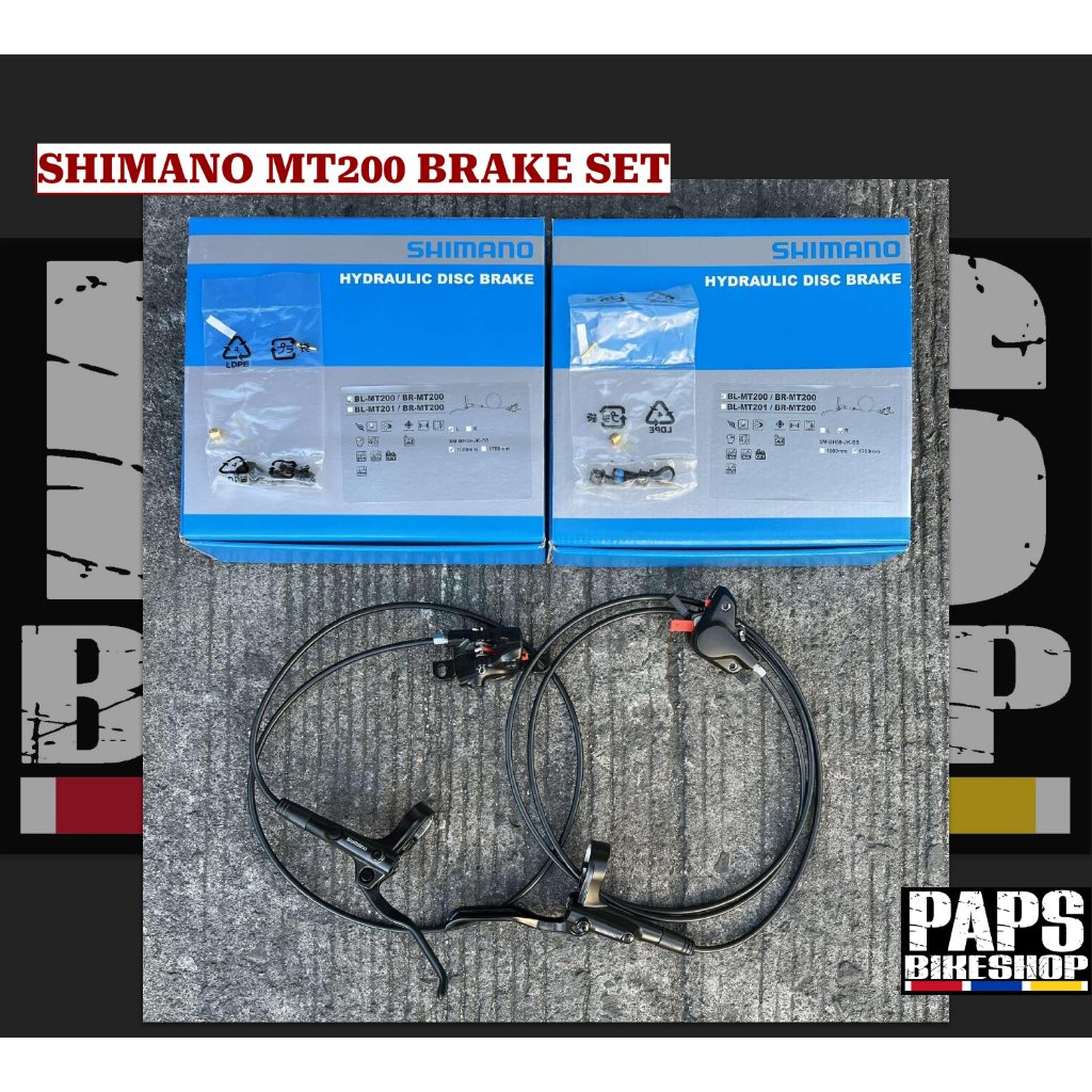 SHIMANO MT200 / MT201 HYDRAULIC BRAKE SET | Shopee Philippines