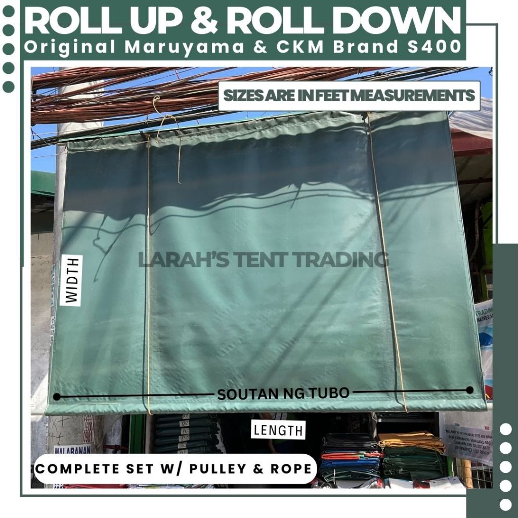 ROLL UP AND ROLL DOWN COMPLETE SET MARUYAMA CKM ORIGINAL S400 HEAVY ...