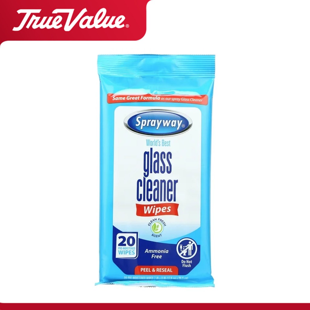 Sprayway Glass Cleaner Wipes 20-Sheets | Shopee Philippines