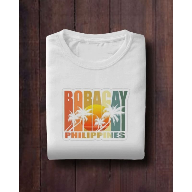 BORACAY ISLAND adult sublimation shirts | Shopee Philippines