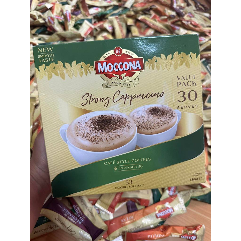 Authentic Moccona Strong Cappuccino 30 pieces/box | Shopee Philippines