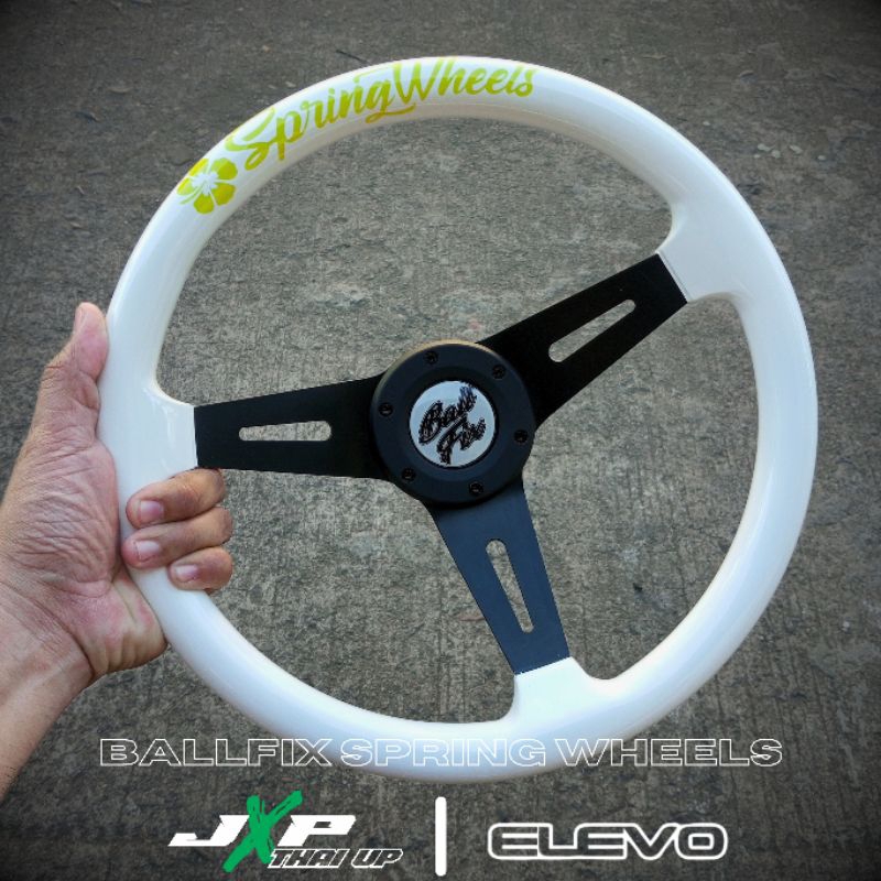 Elevo Ballfix Spring Wheels Car Steering Wheel Made in Thailand ...