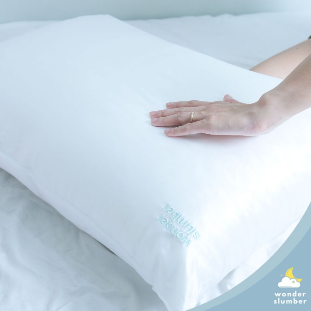 Wonder Slumber 22mm 100% Pure Mulberry Silk Pillowcase (White, Queen ...
