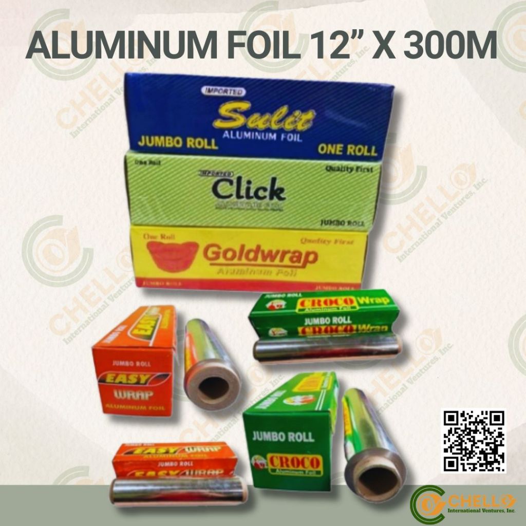 ALUMINUM FOIL GOLDWRAP, SULIT, CROCO, EASYWRAP AND CLICK | Shopee ...